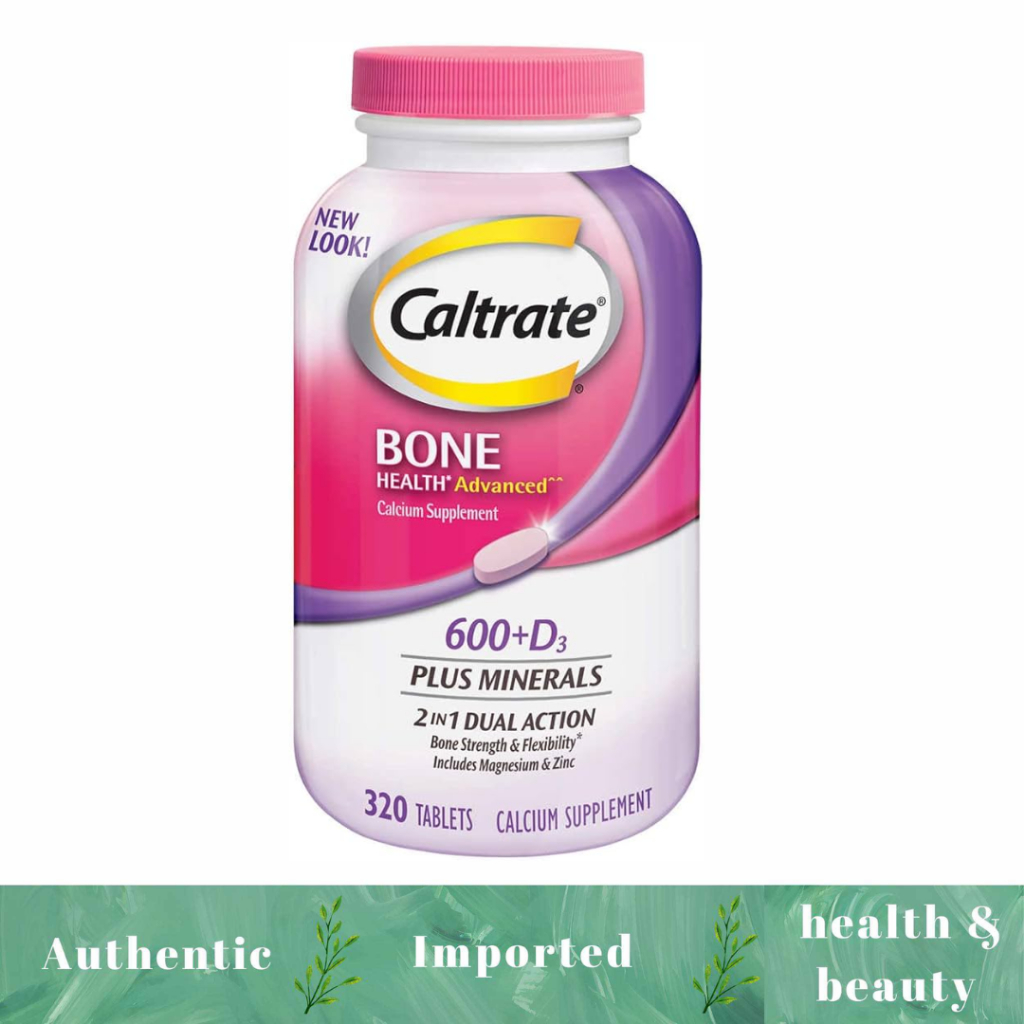Caltrate Bone 600mg D3 Plus Minerals 320 Tablets Shopee Philippines