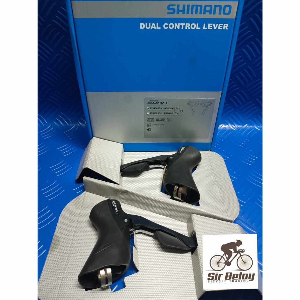 SHIMANO SORA STI R3000 2x9 Speed SHIMANO SORA DUAL CONTROL LEVER 9 ...
