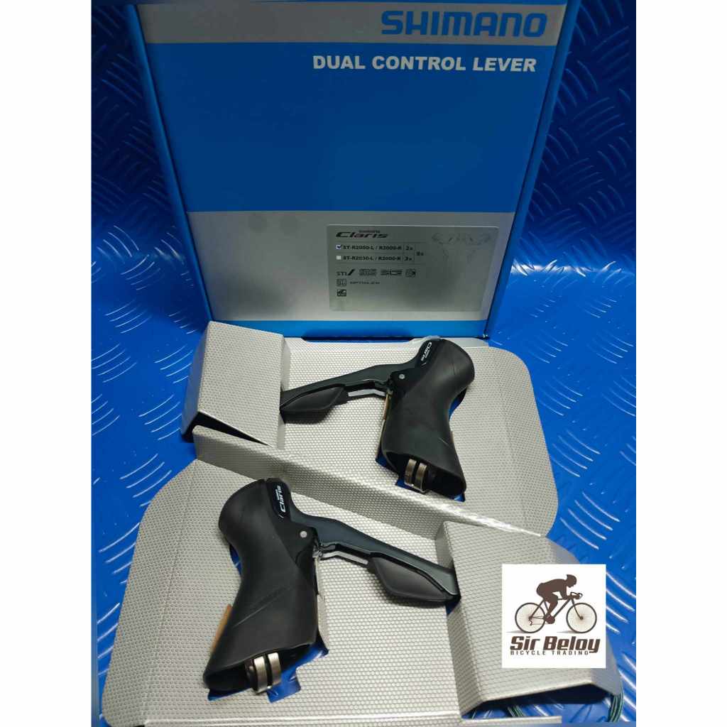 SHIMANO CLARIS STI R2000 2x8 Speed Road Bike Gravel Bike Shifter Lever ...