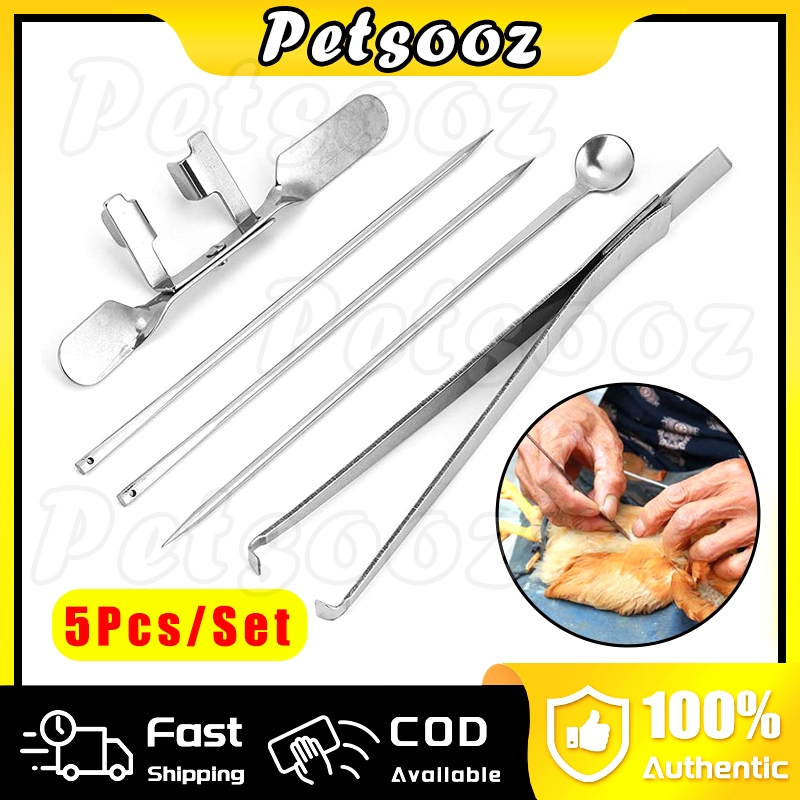 Chicken caponizing set Stainless steel Caponizing tools for chicken ...