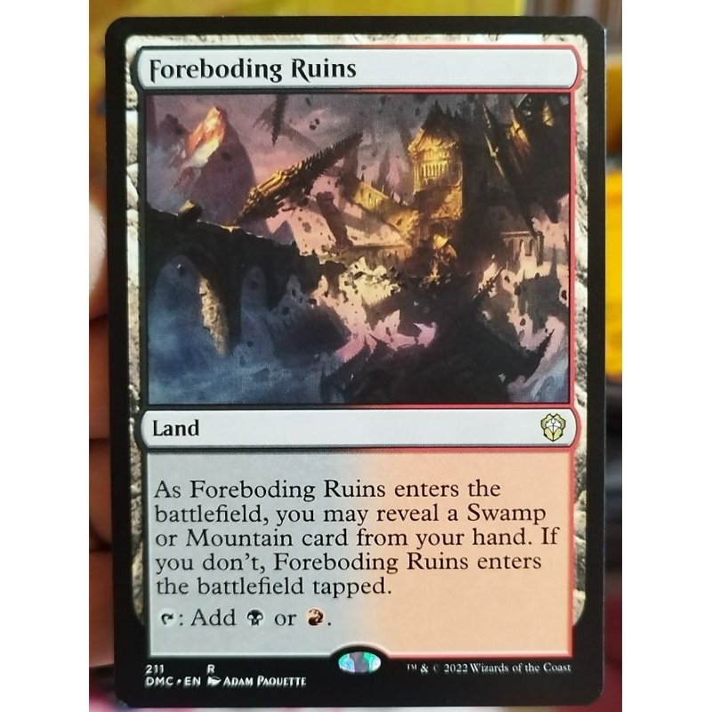 Foreboding Ruins (Magic the gathering) | Shopee Philippines