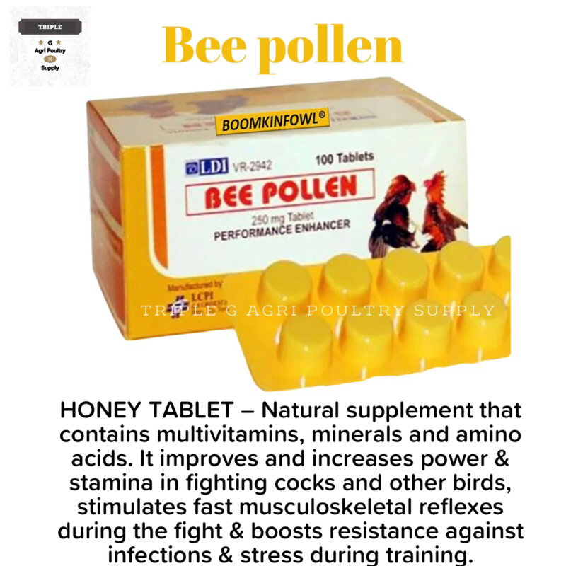 Bee Pollen 1box(100 tablets) | Shopee Philippines