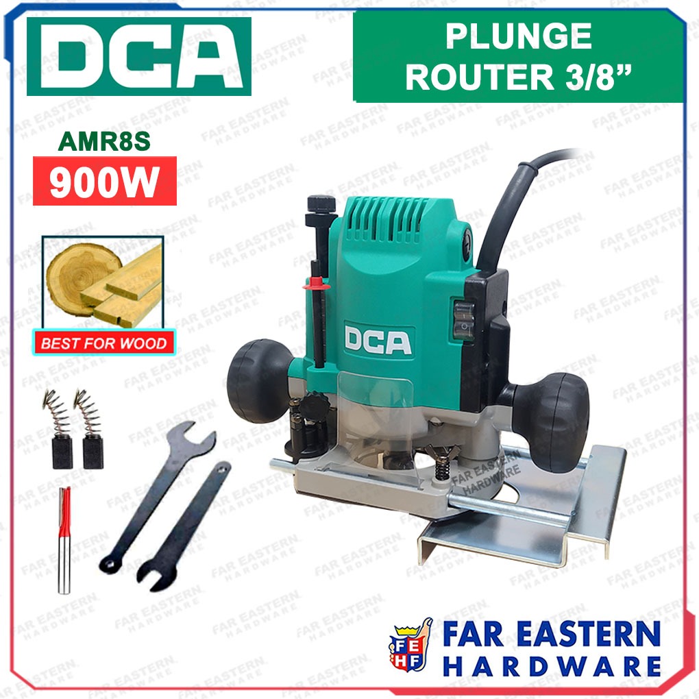 DCA Plunge Router 3/8" for Wood 900W AMR8S | Shopee Philippines