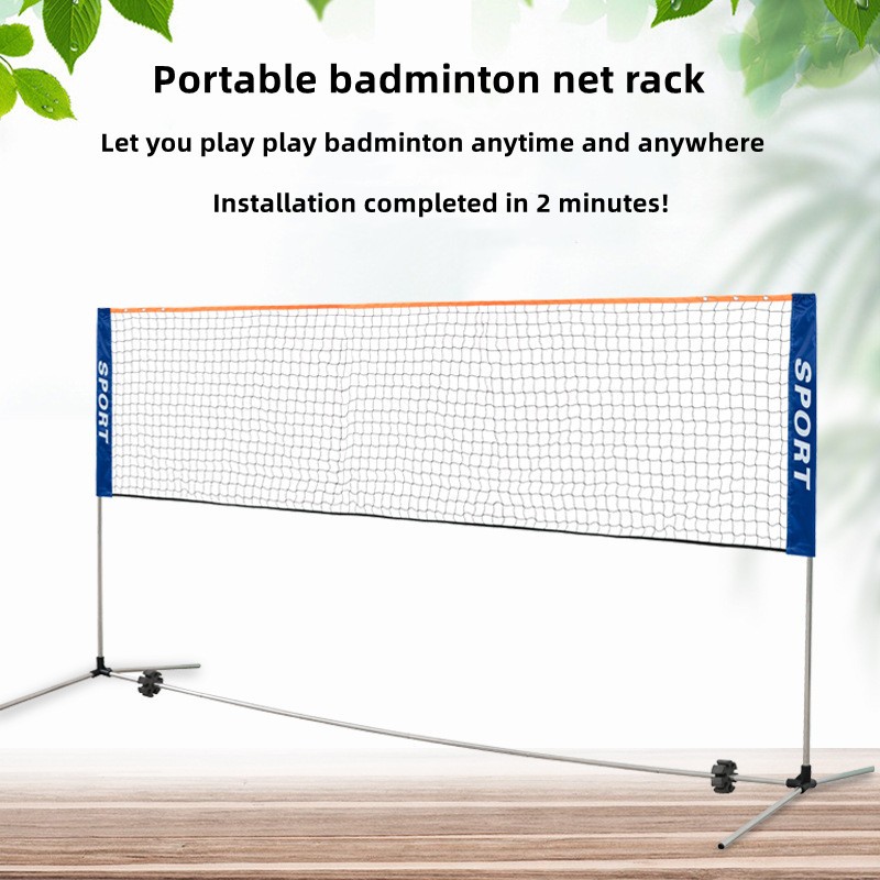 Portable Folding Badminton Net Rack Tennis Net Rack Indoor And Outdoor ...