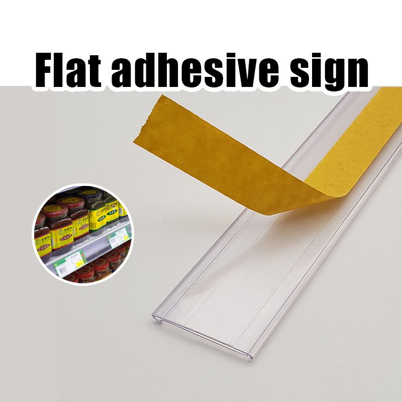 42*900mm Self-adhesive Shelf Label Strip Holder Self-adhesive Data Strip Label Holder | Shopee ...