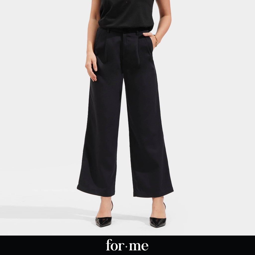 ForMe Cozy Straight Leg Pants for Women (Navy Blue) | Shopee Philippines