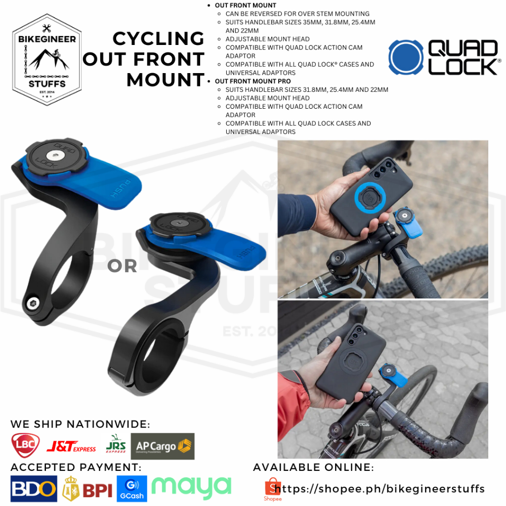 Quad Lock Out Front Mount (V2) | Shopee Philippines