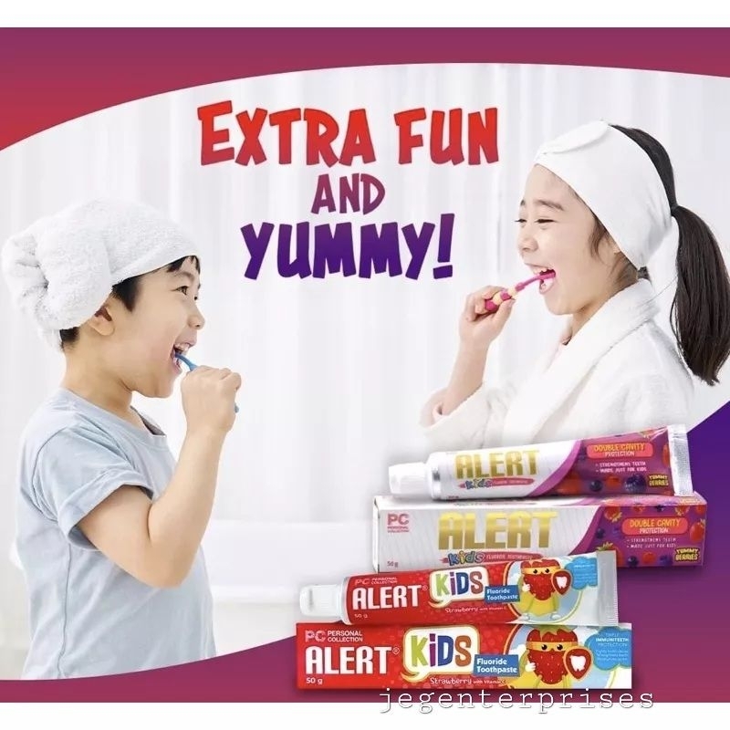 PERSONAL COLLECTION Alert Kids Fluoride Toothpaste 50gms (All Variant ...