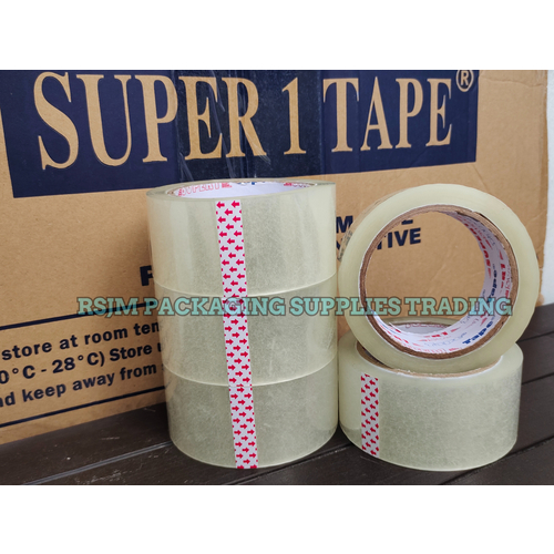 PACKAGING TAPE 2X100 SUPER1 BRAND PER BOX | Shopee Philippines