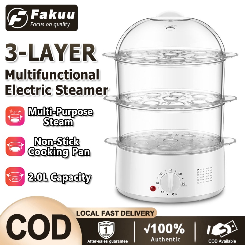 Electric steamer 3-layer large-capacity siu mai siu mai electric ...