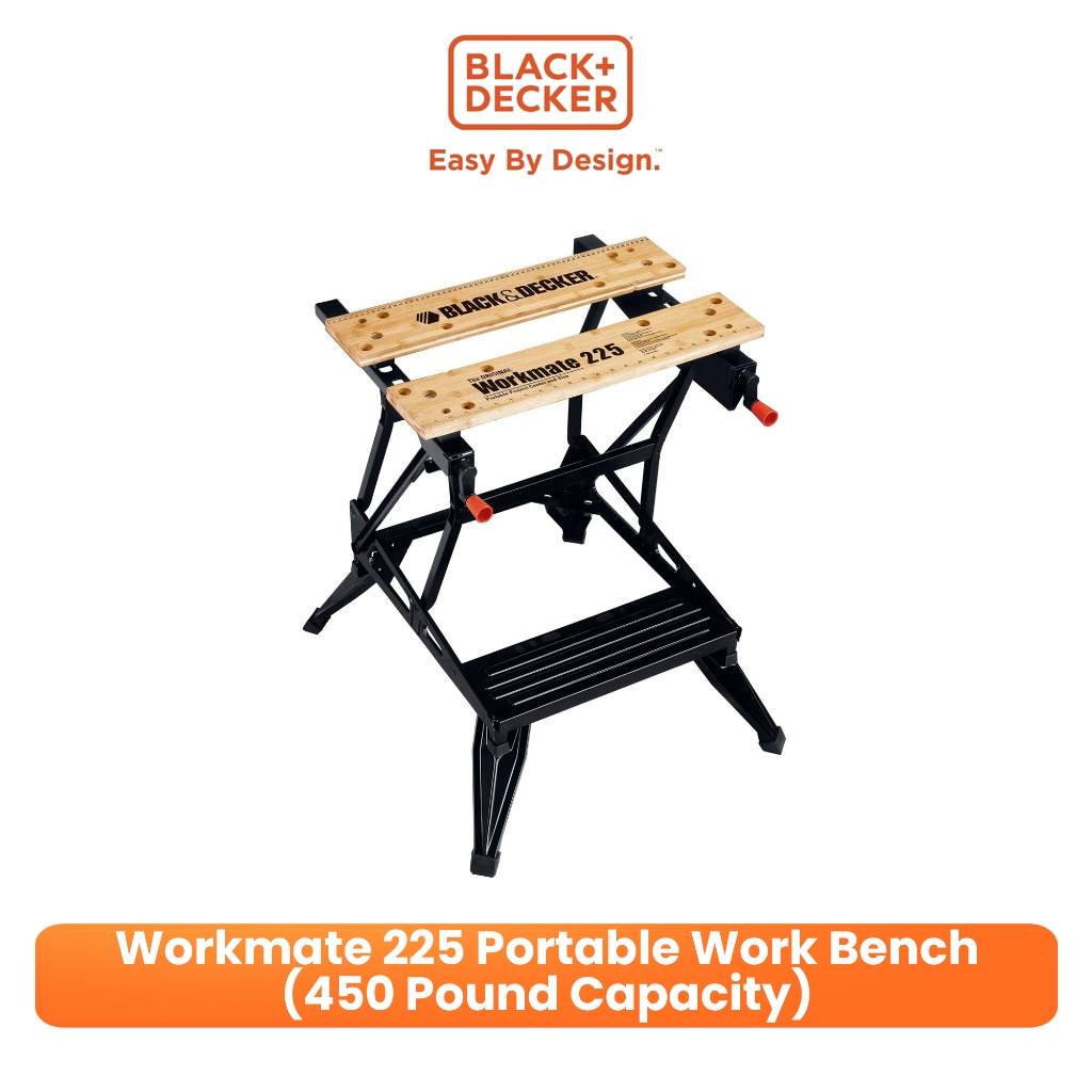BLACK DECKER Workmate 225 Portable Work Bench 450 Pound Capacity WM225 JPR Shopee Philippines