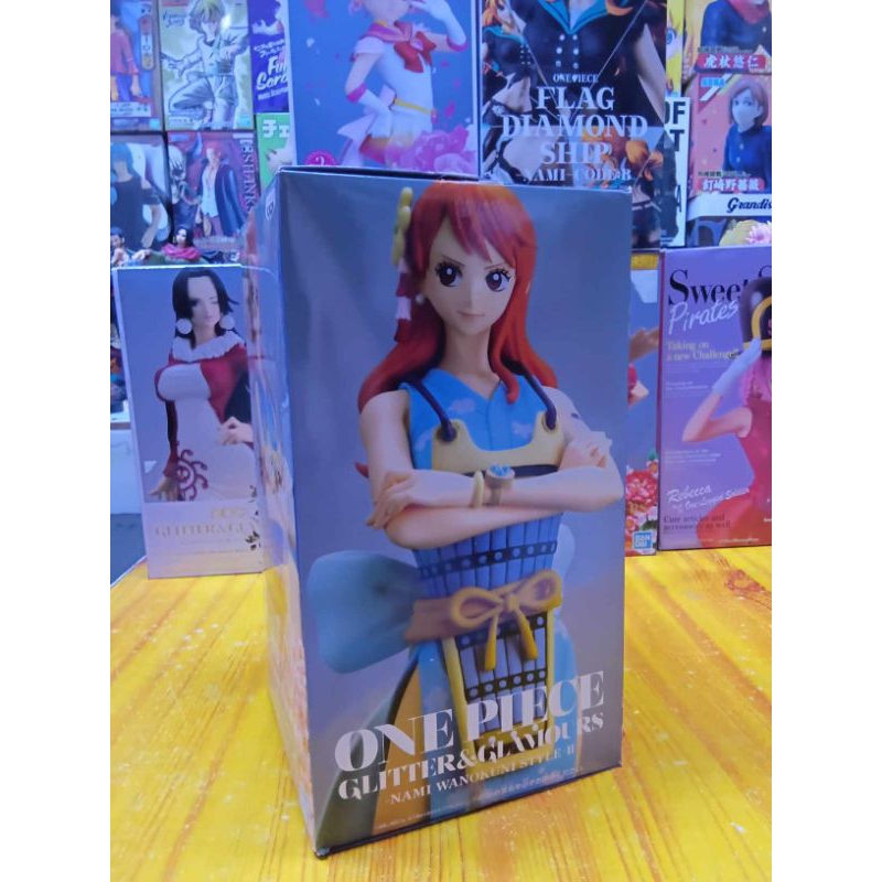 One Piece Banpresto Glitter and Glamours Wano Nami Blue (Authentic ...