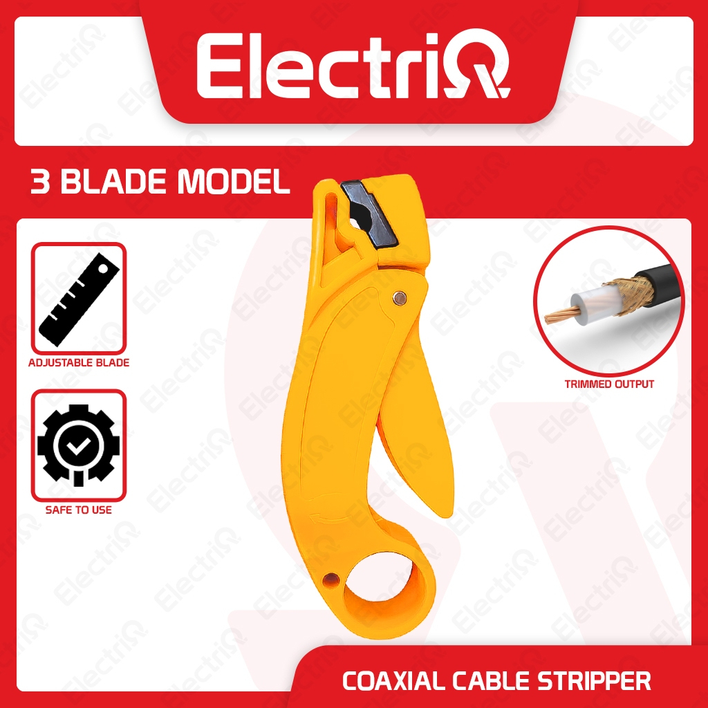 Electriq Coaxial Cable Stripper 3-Blade Model | Shopee Philippines
