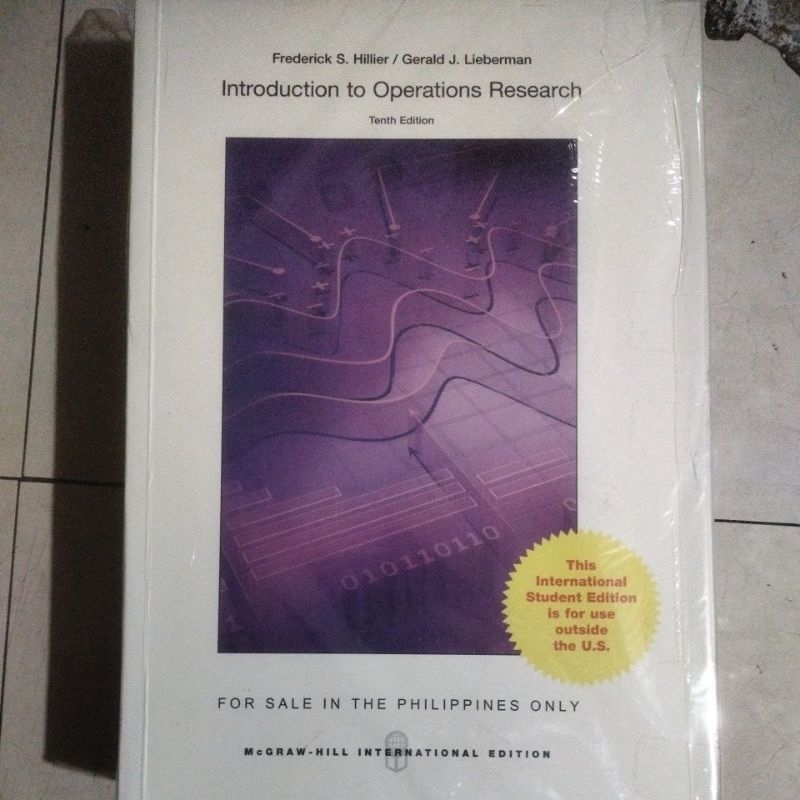 Introduction to Operation Research tenth edition by Lieberman | Shopee ...