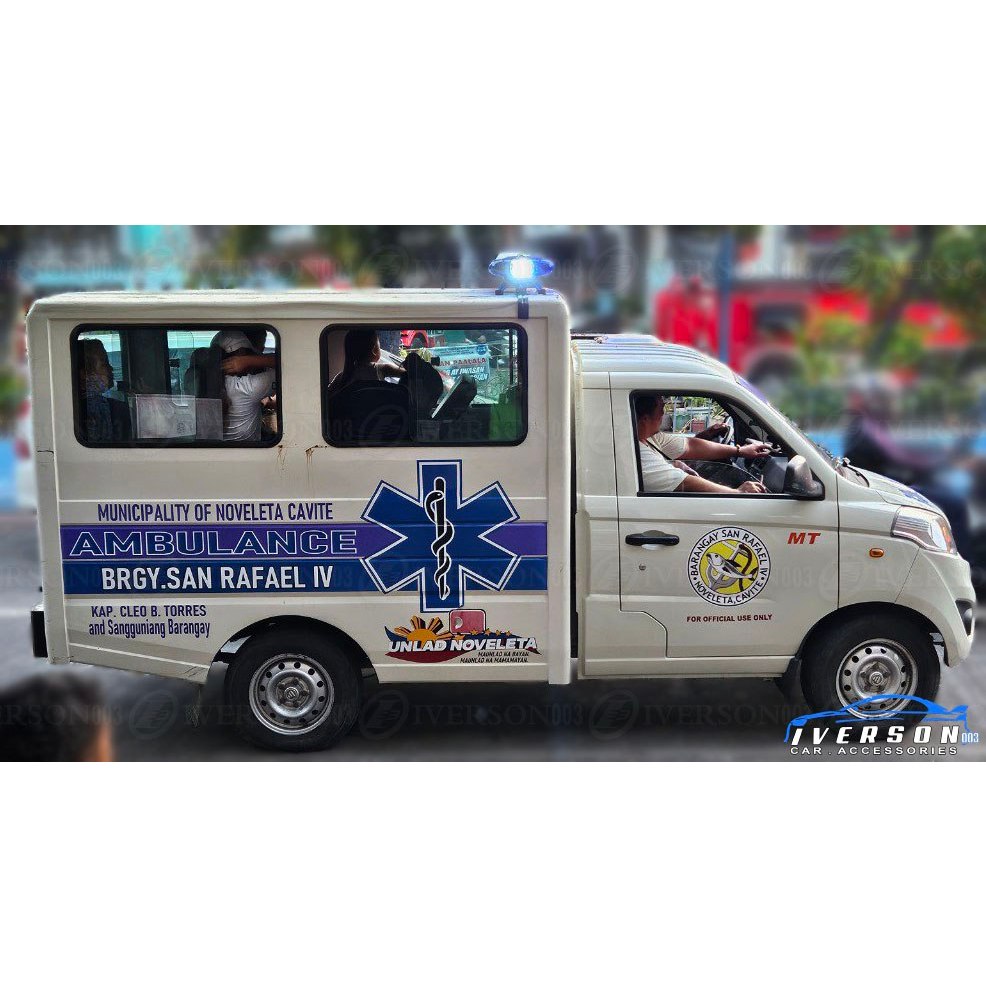 Red and Blue Top Light Blinker with Built in Speaker Siren Wang Wang ...