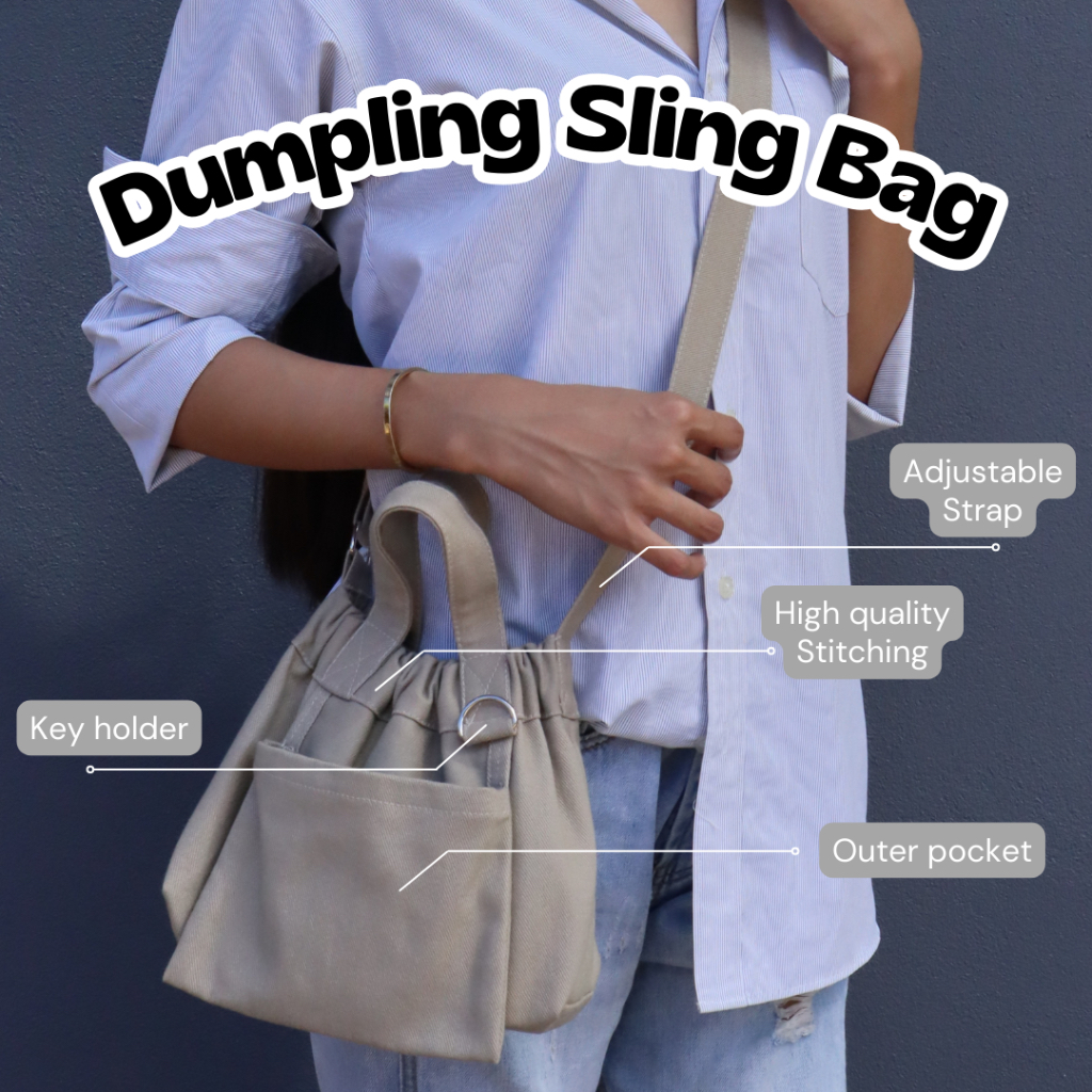 The Dumpling Slingbag (LIGHTSTONE-Micro)_Adjustable Strap and Magnetic ...