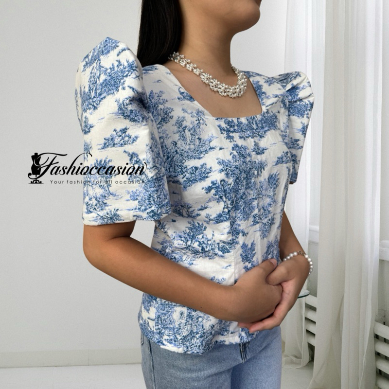 Filipiniana MC BLOUSE CASUAL W/ PRINTED Design - Modern Filipiniana ...