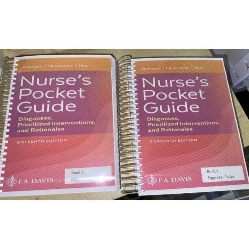 16th Edition - NURSE'S POCKET GUIDE (NANDA) | Shopee Philippines