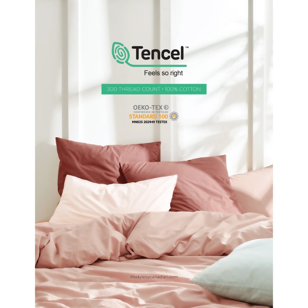 Lifestyle by Canadian Tencel 3PC Bedsheet | Shopee Philippines