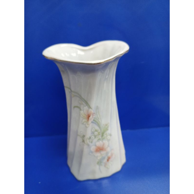 6 inch PORCELAIN FLOWER VASE HEART RIM | Shopee Philippines