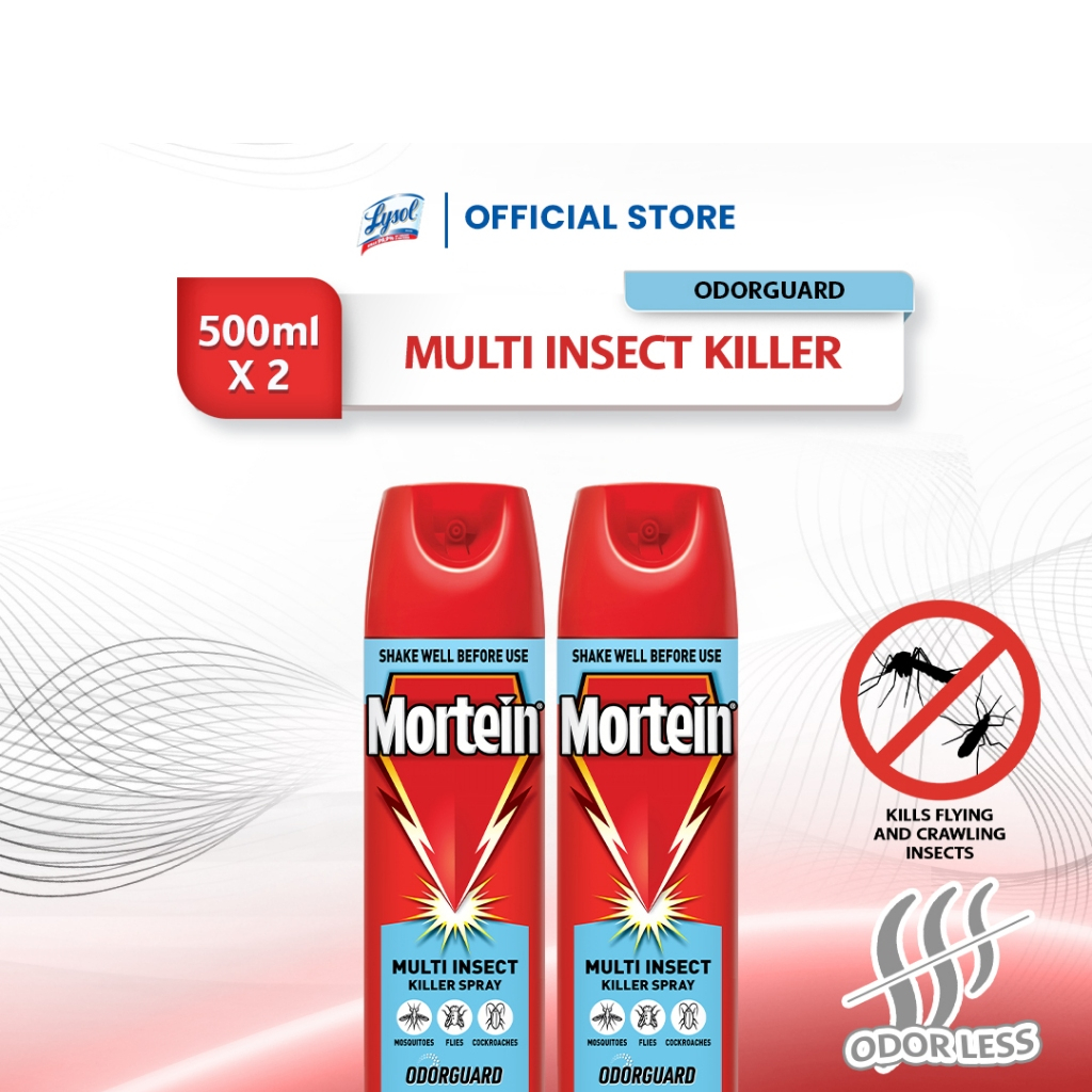 Mortein Odorguard Multi-Insect Killer 500ml Twin Pack | Shopee Philippines