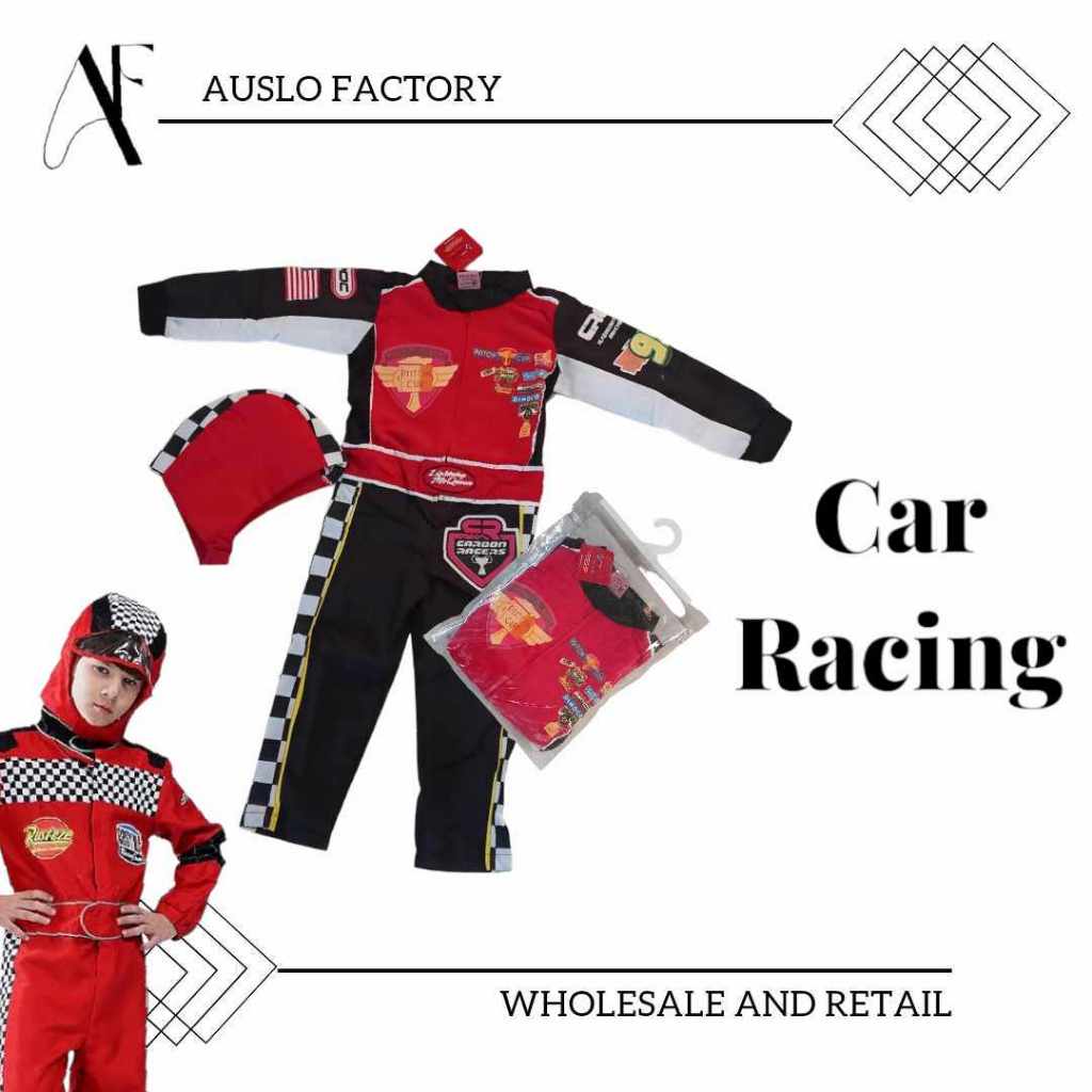 AF2 CAR RACING CAREER COSTUME\\ FOR KIDS | Shopee Philippines