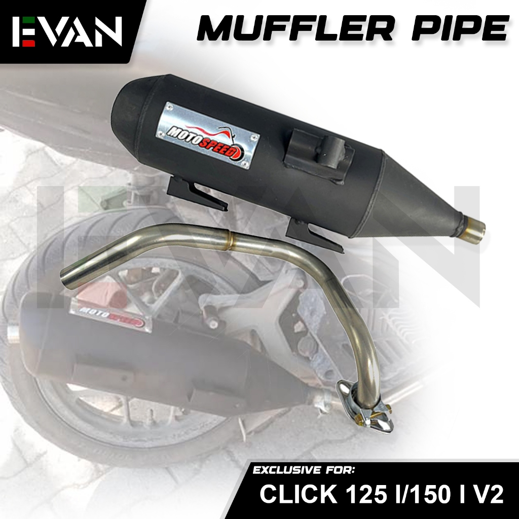 EVAN.PH Muffler Pipe For Honda Click 125i 150i v2 Made in Thailand ...