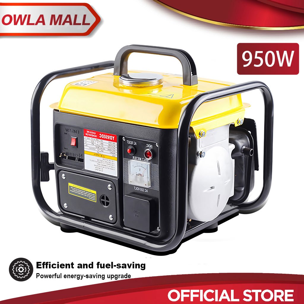 Portable Gasoline Generator 950W/60Hz 2-Stroke Household Outdoor ...