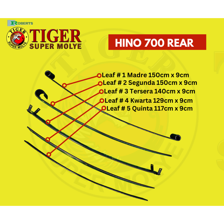 Leaf Spring for Hino 700 Rear | Shopee Philippines