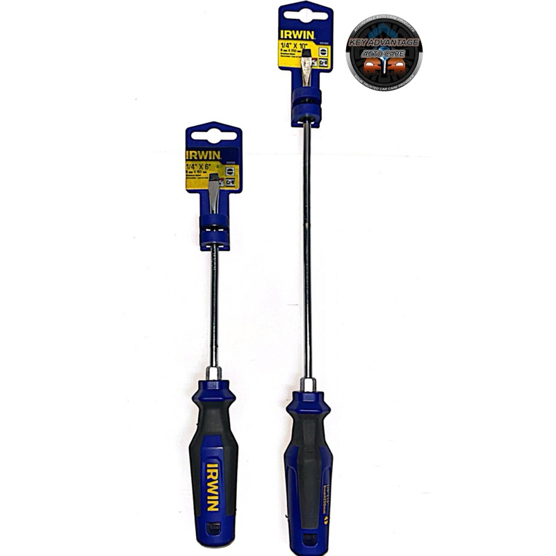Irwin Flat Screwdriver (1/4” x 6”, 1/4” x 10”) | Shopee Philippines