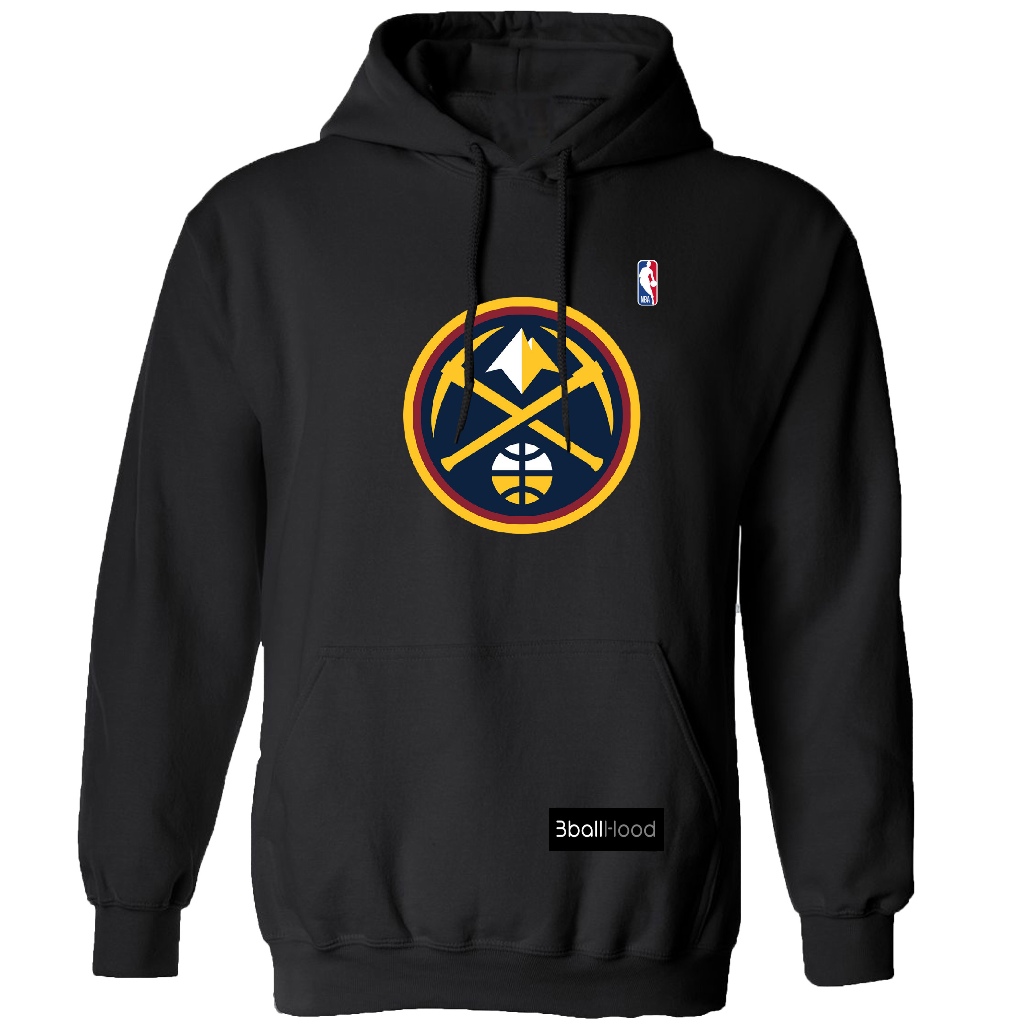 Hoodie Jacket Denver Nuggets Logo2 Pullover Sweater Long sleeve ...