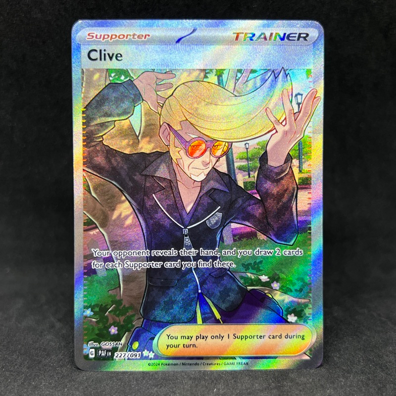Pokemon TCG Clive Full Art Ultra Rare 227/091 2024 Scarlet & Violet ...