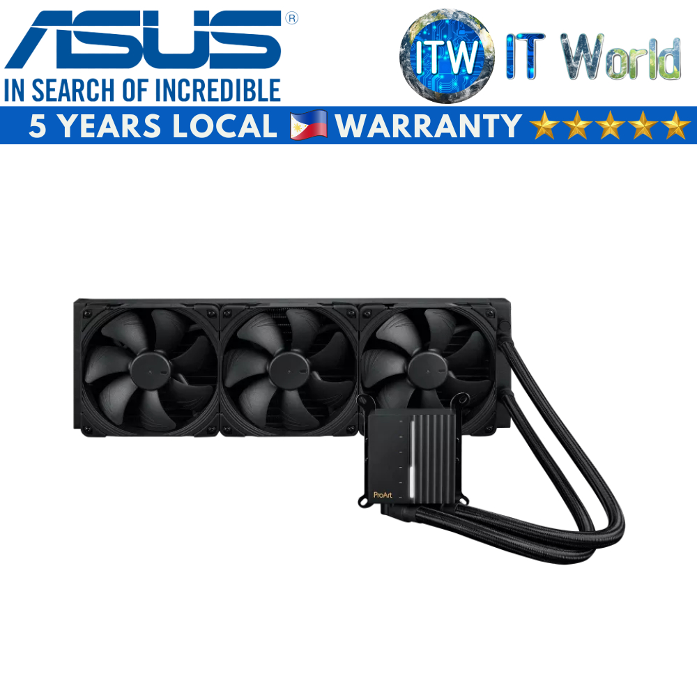 ASUS CPU Cooler Fan ProArt LC420 Black All-in-One Liquid Cooler with ...