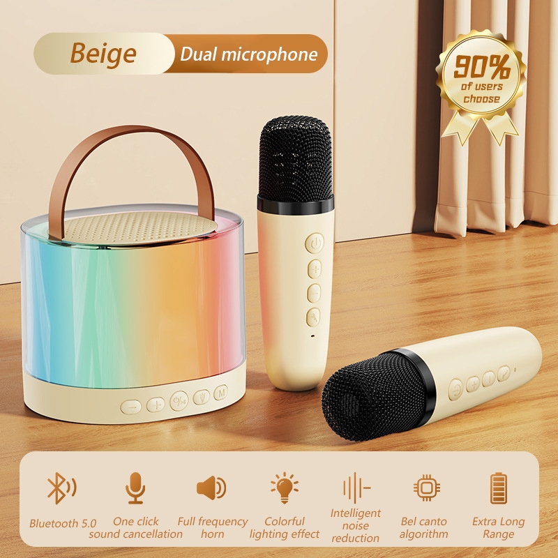 K52 KTV Wireless RGB Light Bluetooth Speaker with Single or Dual ...