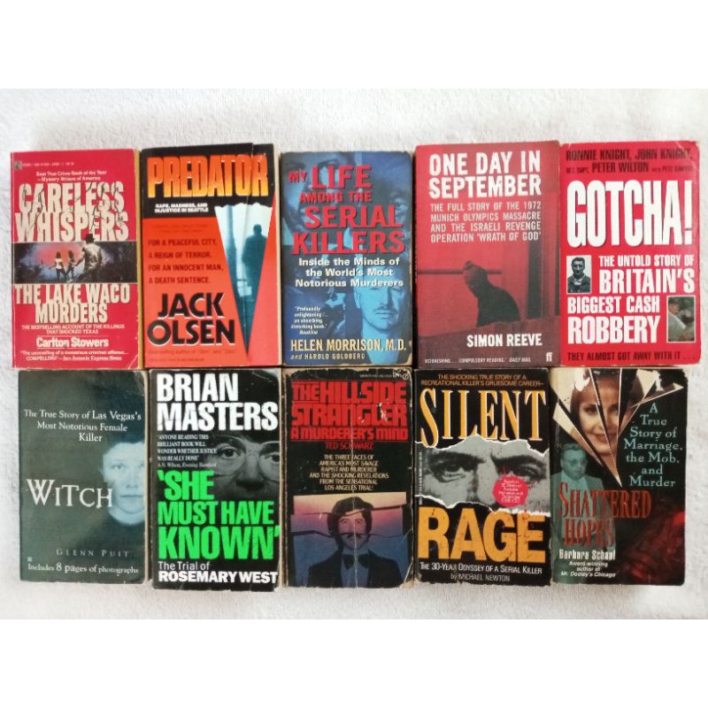 (RARE) True Crime Books - Robert Scott, Jack Olsen Sam Ehrlich, Ted ...