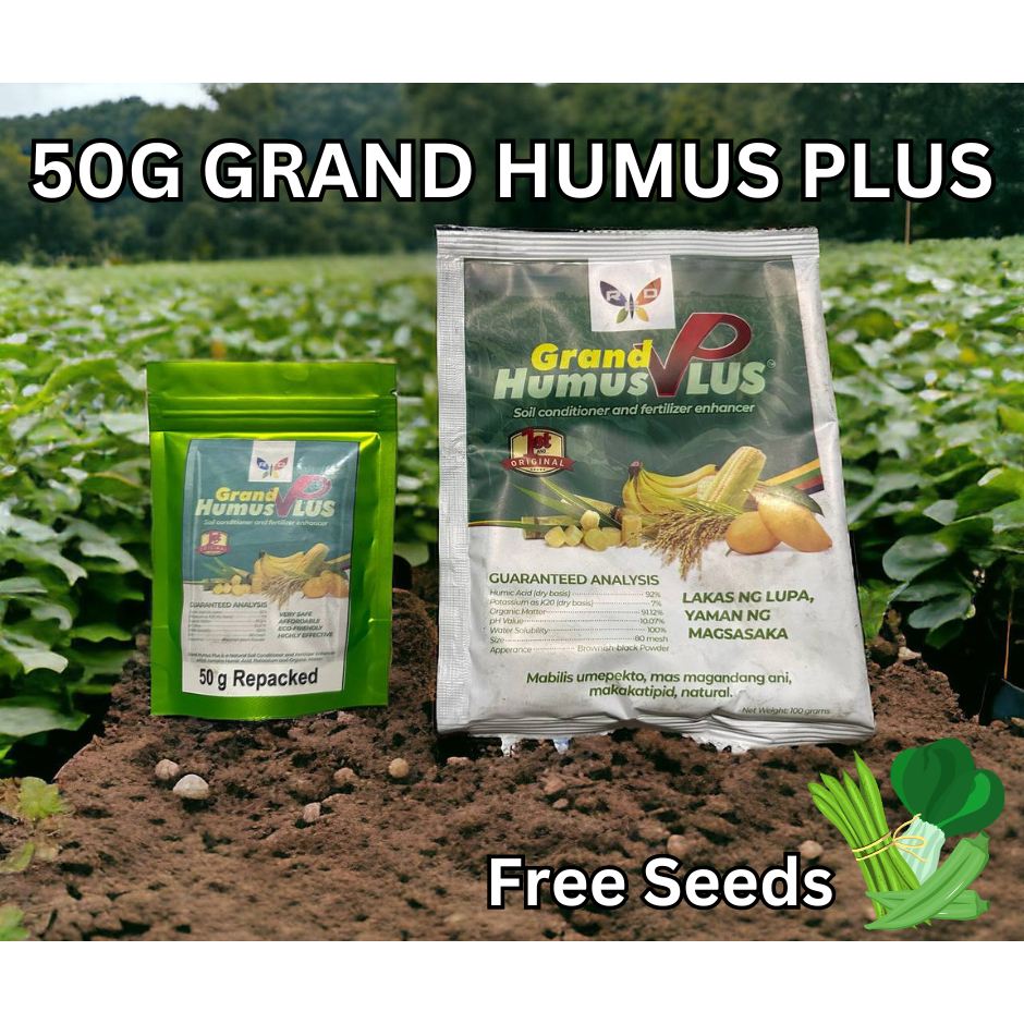 [FPK] 50g Grand Humus Plus - Trial Pack for All Plants, Organic Foliar ...