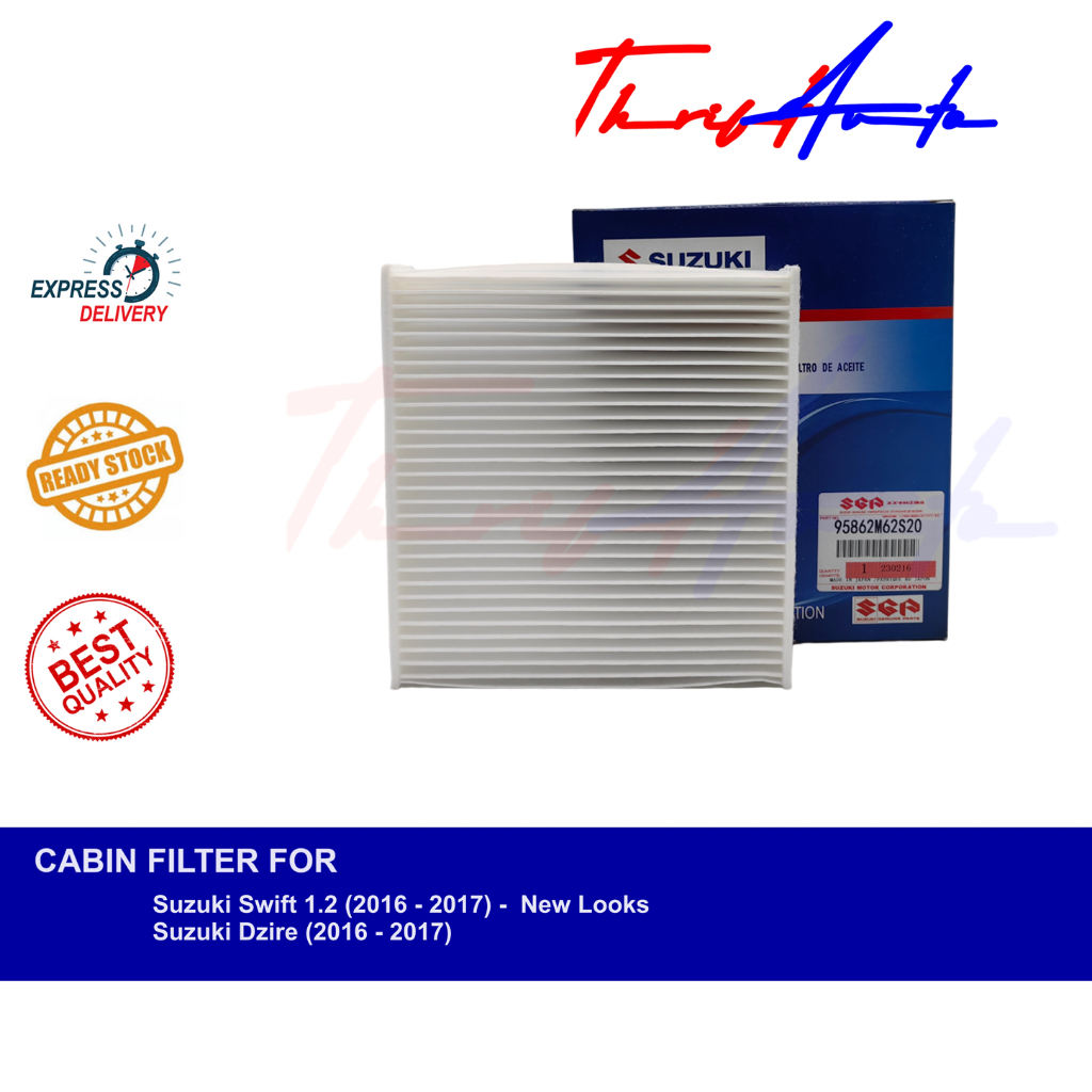 AC Cabin Filter for Suzuki Swift 1.2 (2016 - 2017) - Facelift and ...