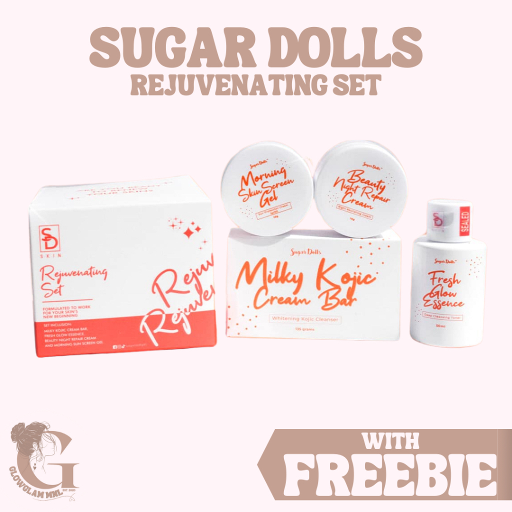 Sugar Dolls Rejuvenating Set | Sunscreen | After Glow | Shopee Philippines