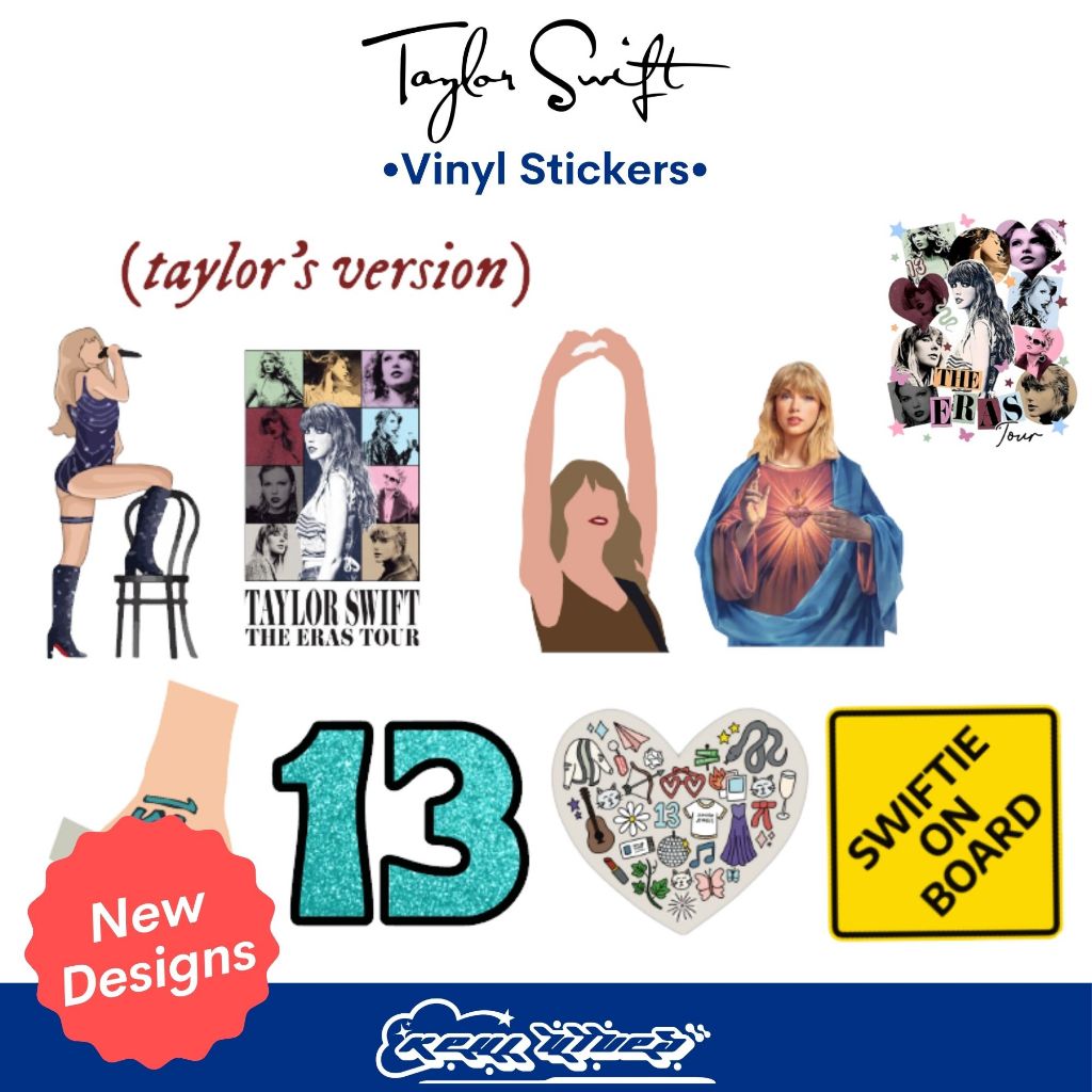 Taylor sticker artist singer Vinyl Stickers WATERPROOF | Shopee Philippines