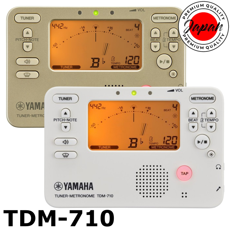 YAMAHA TDM-710 [IV ivory/GL gold] Tuner Metronome Perfect for daily ...