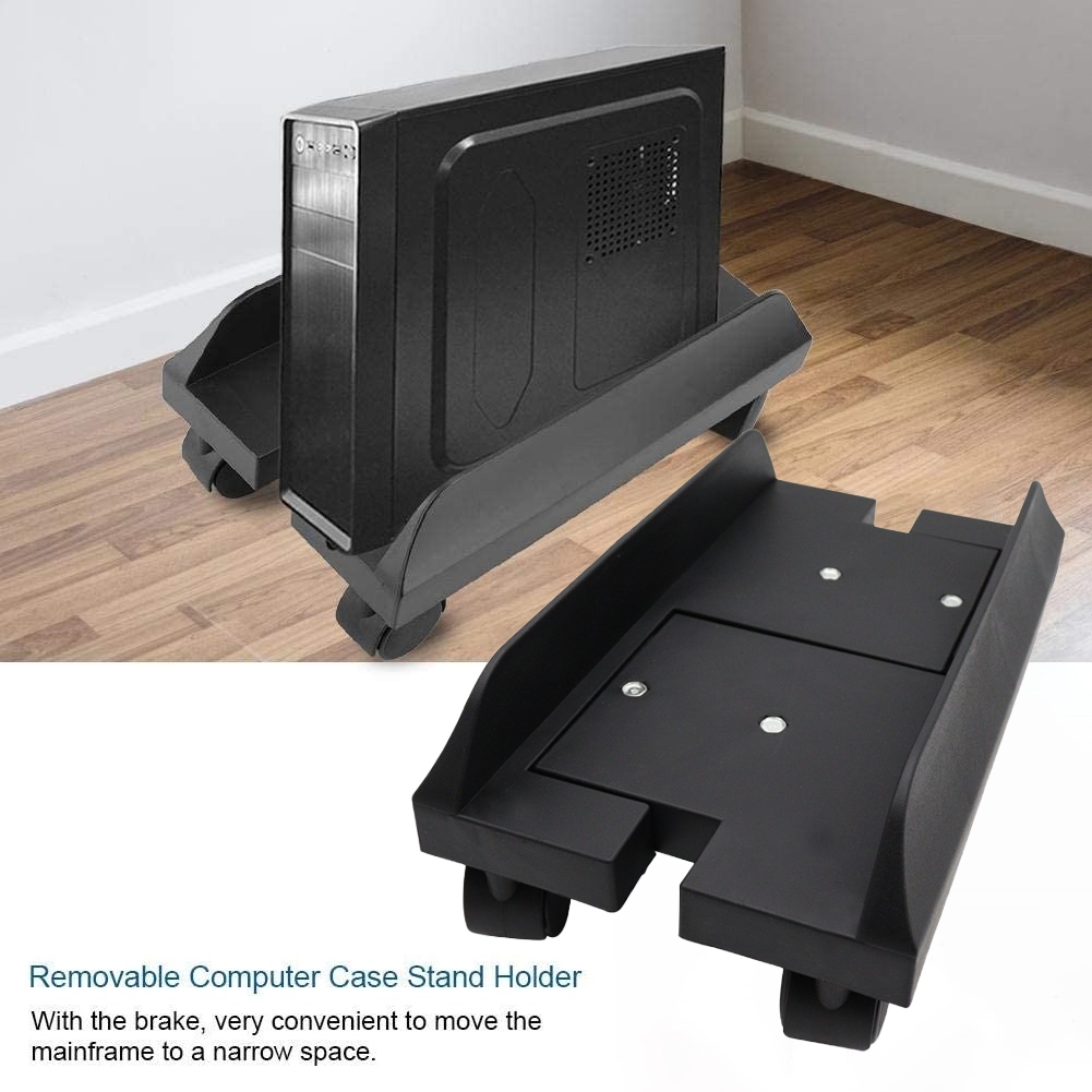 Mobile Computer CPU Stand Computer Host Bracket Adjustable Wide PC ...