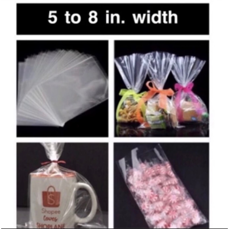 OPP Plastic Bag WITHOUT Adhesive (100) | Shopee Philippines