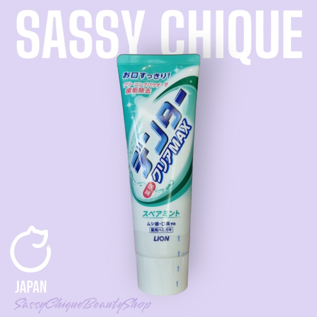 Lion Dentor Clear Max Toothpaste (Spearmint) | Shopee Philippines