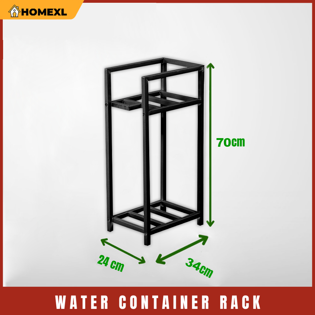 HOMEXL Water Gallon Rack/ Water Container Rack With Cup Specific Layer ...
