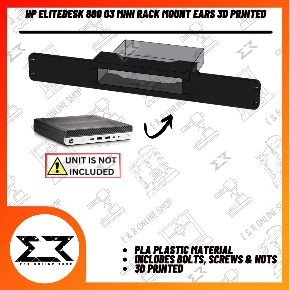 HP EliteDesk 800 G3 Mini Rack Mount Ears 3D Printed | Shopee Philippines