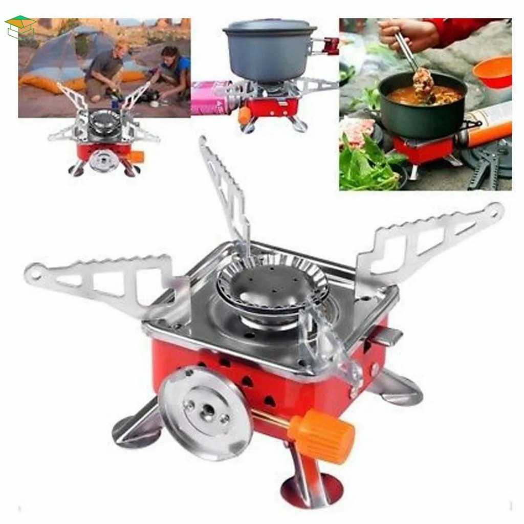 Mini Camping Stove Durable Portable Butane Gas Stove Foldable Split ...