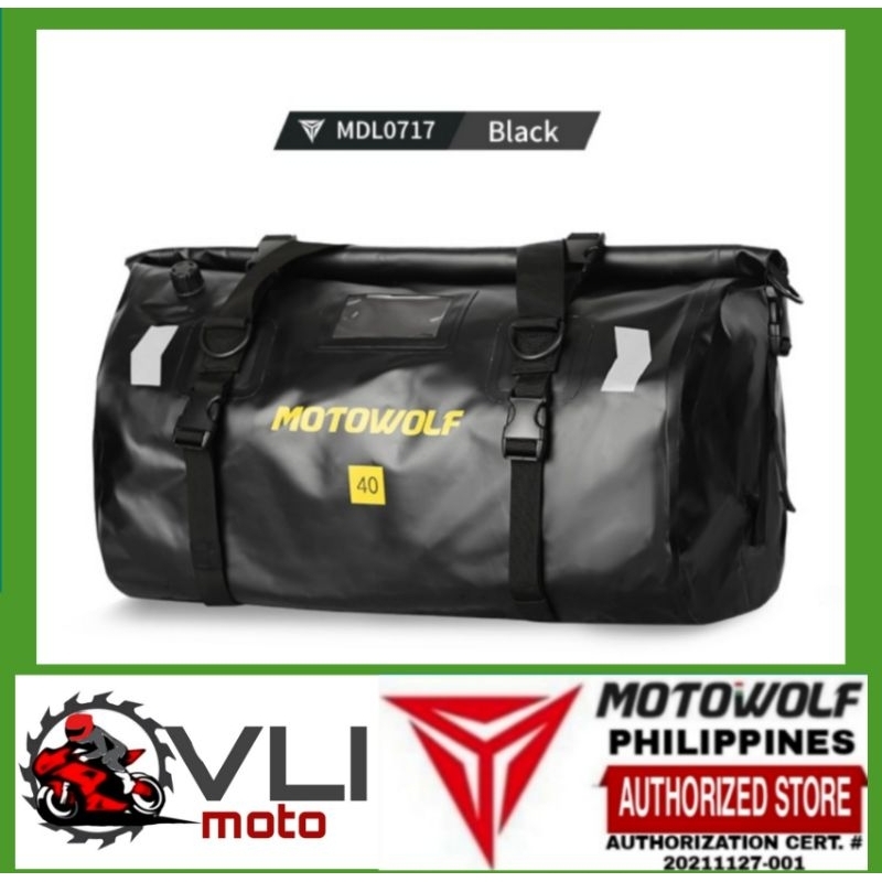 ORIGINAL MOTOWOLF WATERPROOF TAILBAG / DUFFLE BAG V2 | Shopee Philippines