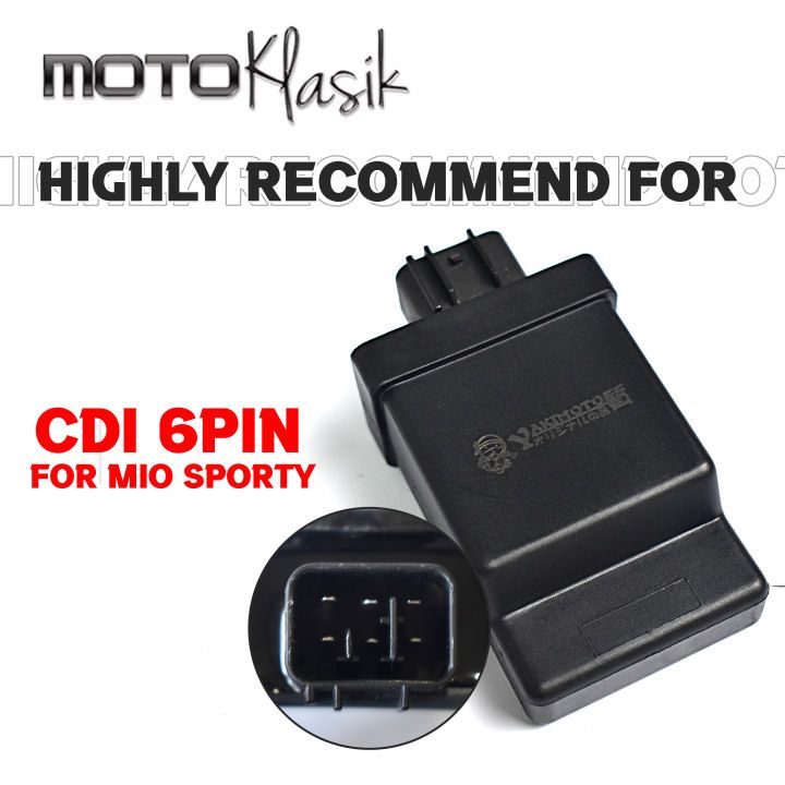 YAKIMOTO CDI FOR YAMAHA MIO SPORTY 6 PINS STOCK SIZE CAPACITOR ...