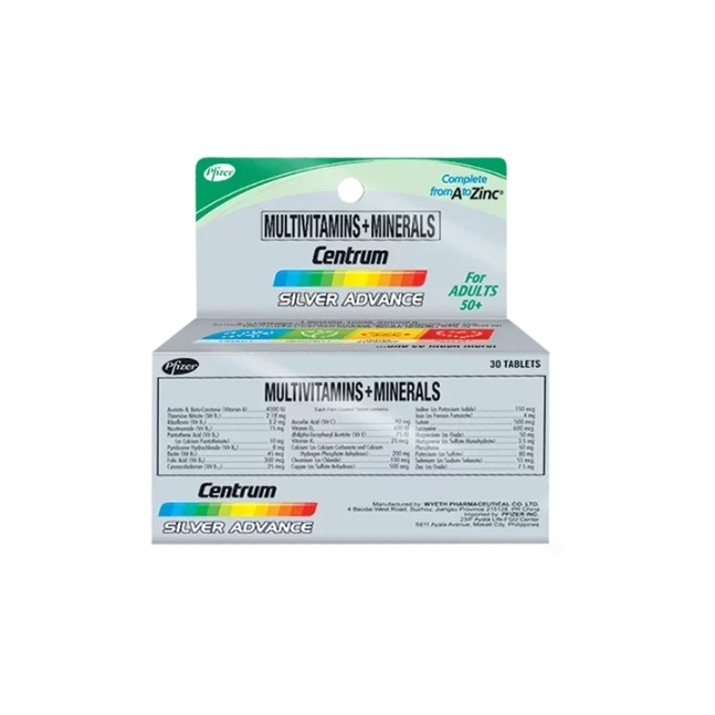 CENTRUM SILVER ADVANCE 30 TABLETS | Shopee Philippines
