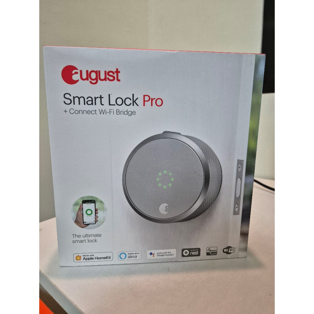New August Home Smart Lock Pro + Connect Hub - Wi-Fi Smart Lock for ...